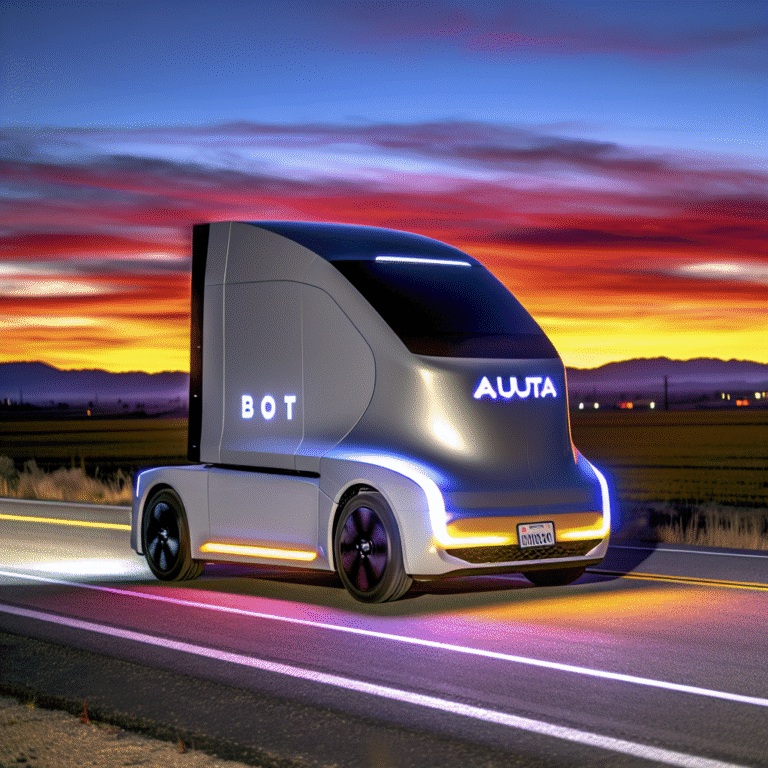 Bot Auto Unleashes the Future: First Fully Autonomous Humanless Truck ...